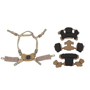 broleo helmet chinstrap dial hanging system, easy to install exquisite workmanship portable waist helmet padding kit for mich for wendy (mud spongeand suspension)