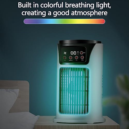 Portable A𝐢r Conditioners, Evaporative A𝐢r Cooler 3 Speeds,USB Personal Evaporative A𝐢r Cooler, Portable Humidifier F𝐚n for Bedroom Kitchen Office Desk Camping #B