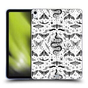 head case designs officially licensed episodic drawing flash tattoo pattern soft gel case compatible with apple ipad air 2020/2022