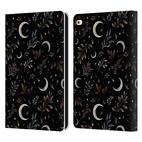 Head Case Designs Officially Licensed Episodic Drawing Crescent Moon Pattern Leather Book Wallet Case Cover Compatible with Apple iPad Air 2 (2014)