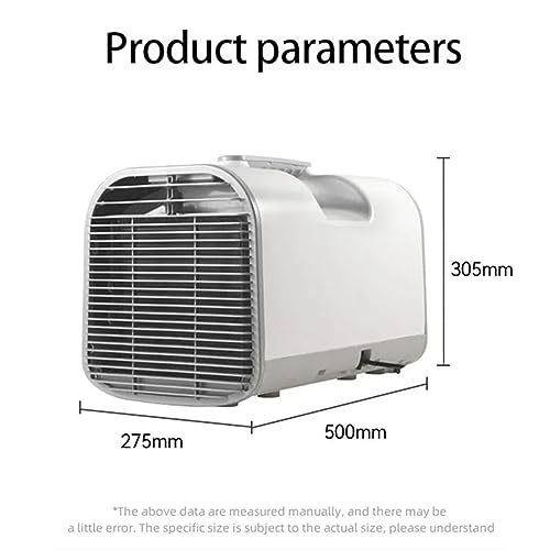 4150 BTU Portable Air Conditioner - 3 Wind Speeds Camping Air Conditioner, Low Nois, Compact and Easy to Install, Ideal for Indoor and Outdoor Use