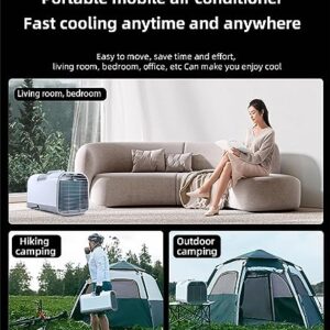 4150 BTU Portable Air Conditioner - 3 Wind Speeds Camping Air Conditioner, Low Nois, Compact and Easy to Install, Ideal for Indoor and Outdoor Use