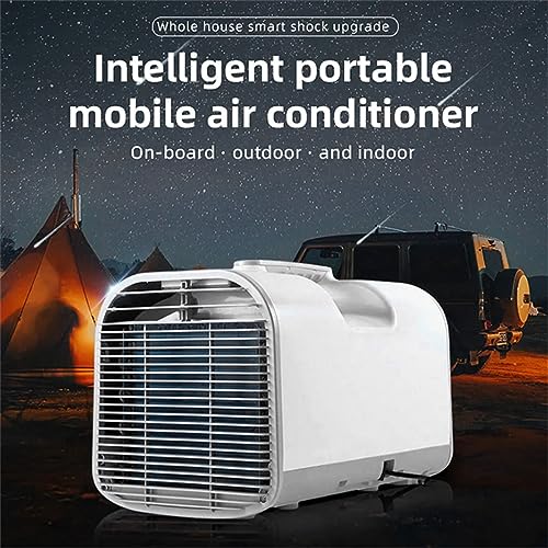 4150 BTU Portable Air Conditioner - 3 Wind Speeds Camping Air Conditioner, Low Nois, Compact and Easy to Install, Ideal for Indoor and Outdoor Use