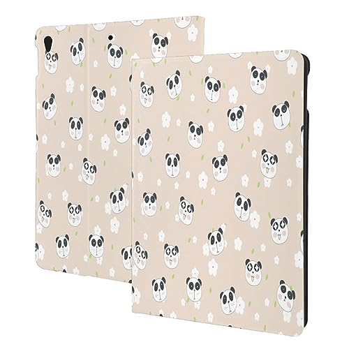 Cute Cartoon Panda Case Fit for IPad Air 3 Pro 10.5 Inch Case with Auto Sleep/Wake Ultra Slim Lightweight Stand Leather Cases