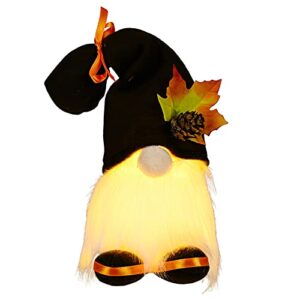 fall signs for home decor, festival lighted faceless doll decoration creative autumn lighted doll gift, halloween decorations for home gifts thanksgiving home decor autumn