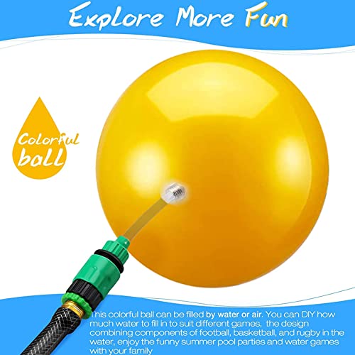 9 Inch Kid Summer Beach-Party Swimming Inflatable Ball Toy Gift, Beach Toys Adults Outside Water Toys Toddler Bath Toy Pool for Backyard