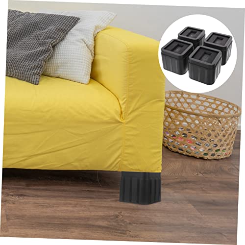 CHILDWEET 4 Sets Table and Chair Mats Chair Leg caps Furniture Pads risers for Table Legs Couch Protectors Chair Foot Pads Rubber feet for Chairs Furniture Grippers for Hardwood Floors Crib