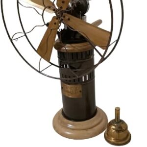 Time Fashion Antique Kerosene Oil Operated Steam Engine Fan Vintage Working Museum Fan