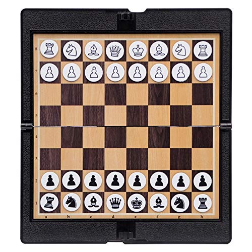 Chess Set Magnetic Chess Set Wallet Appearance Portable Folding Chessboard Board Games Travel Party Children Gift Chess Game Board Set