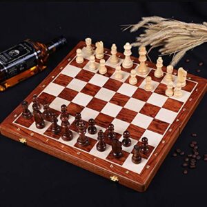 Chess Set Chess Board Set Game, Travel Chess Piece Set with Chess Folding/Portable Storage Board, Chess Chess Game Board Set