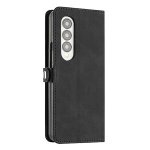 phone protective flip case Wallet Case for Samsung Galaxy Z Fold 4, Compatible with Samsung Galaxy Z Fold 4 Case [TPU Shockproof Interior Case] PU Leather Case with Magnetic Flip Cover Protective Hols