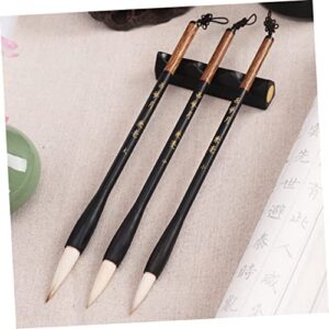 EXCEART 3pcs Writing Brush Ink Brush Pen Watercolor Kanji Drawing Brush Drawing Markers Kits Watercolor Brush Set China Set Miniature Painting Brushes Practical Brush Pen Calligraphy Pen