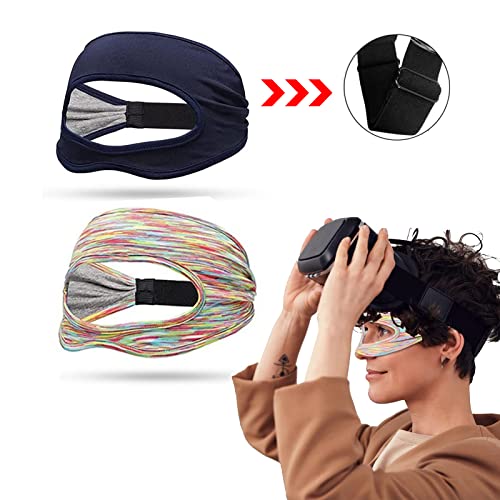 VR Eye Mask Cover Breathable Sweat Band VR Headsets Virtual Reality Headset Cell Phone VR Accessories Face Cover for VR Workouts Use