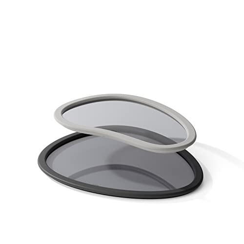 Umbra Hub Serving Trays, Set of 2, Charcoal/Grey