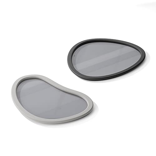 Umbra Hub Serving Trays, Set of 2, Charcoal/Grey