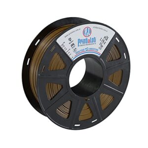 printalot pla 3d printer filament, dimensional accuracy +/- 0.03 mm, 1 kg spool, 1.75 mm chocolate