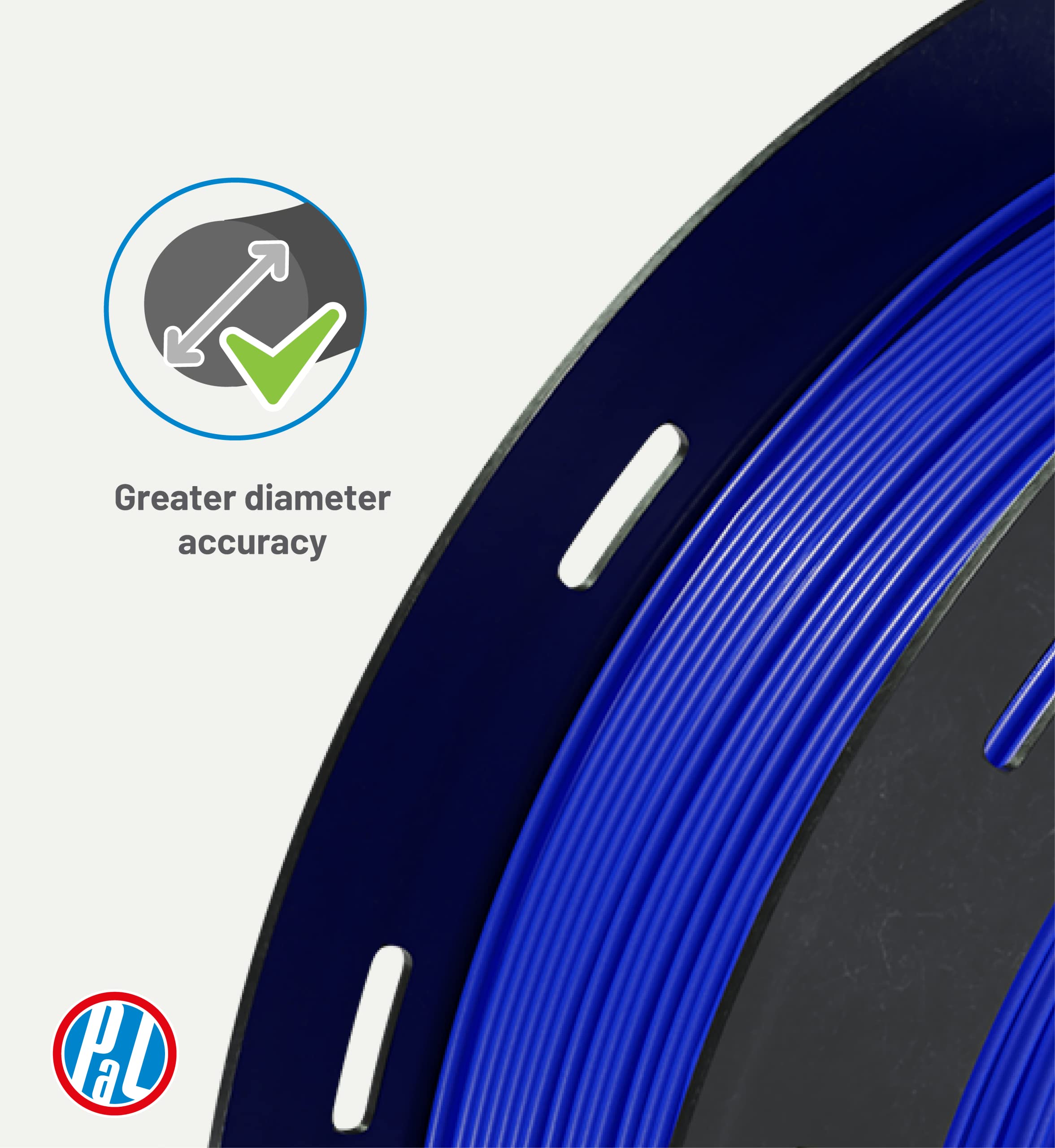 PRINTALOT PETG 3D Printer Filament, Dimensional Accuracy +/- 0.03 mm, 1 kg Spool, 1.75 mm, Silver Silk