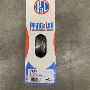 PRINTALOT PETG 3D Printer Filament, Dimensional Accuracy +/- 0.03 mm, 1 kg Spool, 1.75 mm, Silver Silk