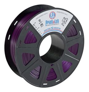 printalot petg 3d printer filament, dimensional accuracy +/- 0.03 mm, 1 kg spool, 1.75 mm, translucent violet