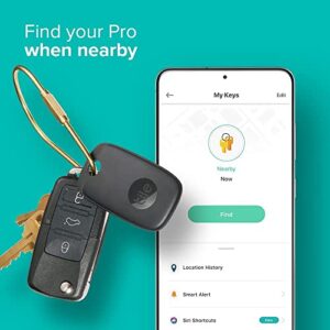 Tile Pro (2020) 2 - Pack - High Performance Bluetooth Tracker, Keys Finder and Item Locator for Keys, Bags, and More; 400 ft Range, Water Resistance and 1 Year Replaceable Battery