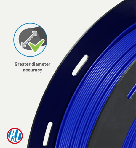 PRINTALOT PETG 3D Printer Filament, Dimensional Accuracy +/- 0.03 mm, 1 kg Spool, 1.75 mm, Translucent Blue