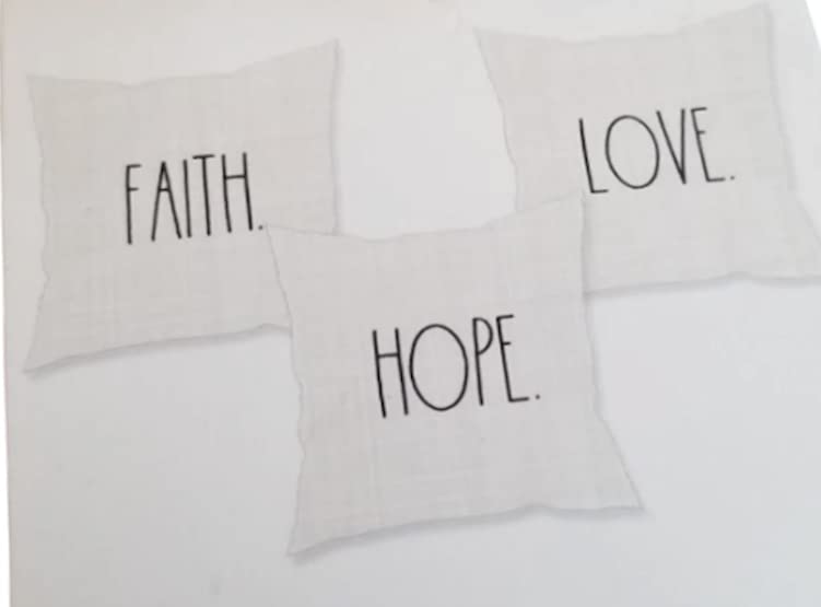 Hidd_ntr_asur_s 3pk Ivory Canvas 12x12 Hope Faith and Love Pillows