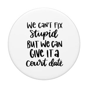 Funny Law Student Paralegal and Lawyer PopSockets Swappable PopGrip