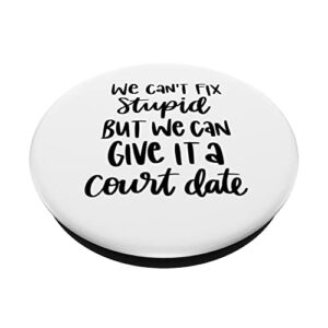 Funny Law Student Paralegal and Lawyer PopSockets Swappable PopGrip