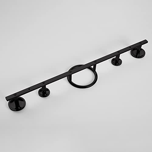 LANGPAI Coat Hooks for Wall Mounted Creative Modern Coat Rack Entryway Storage Hook Metal Row Hooks Hanging Robe & Towel Hooks Brass Matte Black Finished