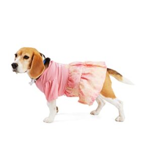 Petco Brand - YOULY Vacay Tiedye Dog Dress, Small, Pink