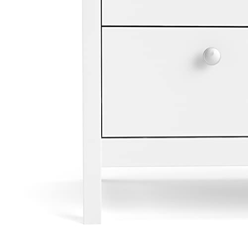 Tvilum 3 Drawer Chest, White