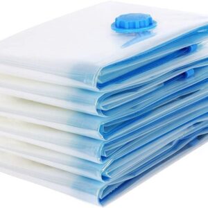 Jumbo Vacuum Storage Bags, 6pcs Space Saving Seal Bags ,Compression Bags for Travel,Vacuum Seal Bags for Bedding