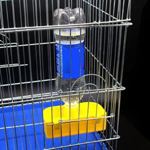 Ipetboom Poultry Waterer Rabbit Water Dispenser Automatic Bird Feeder Water Dispenser: 4Pcs Parrot Water Feeder Bird Water Feed Container Bird Cage Water Deflector Bird Cage Quail Feeder