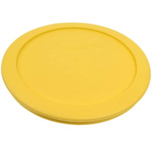 Pyrex 7201-PC 4-Cup Food Storage Lids in (2) Yolk Yellow, (2) Meyer Lemon Yellow and (2) Butter Yellow