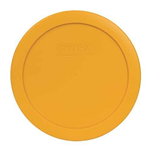 Pyrex 7201-PC 4-Cup Food Storage Lids in (2) Yolk Yellow, (2) Meyer Lemon Yellow and (2) Butter Yellow