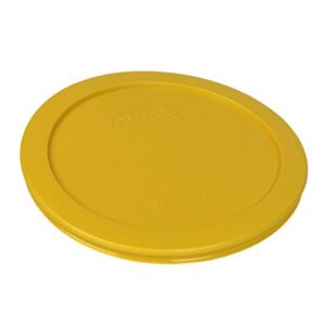 Pyrex 7201-PC 4-Cup Food Storage Lids in (2) Yolk Yellow, (2) Meyer Lemon Yellow and (2) Butter Yellow