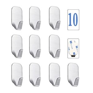 Kiemeu Small Adhesive Wall Hooks for Hanging Heavy Duty Sticky Hooks for Hanging Wall Hangers Without Nails