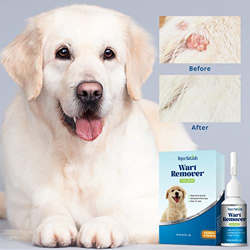 Dog Wart Remover, Dog Wart Removal Treatment, Rapidly Eliminates Dog Warts, with no Harm and Irritation, Effective Painless Wart Removal Treatment