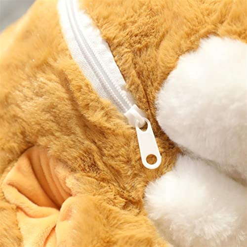 GaYouny Cute Hamster Plush Toy 3 in 1 Multifunction Hamster Hand Warm with Blanket Toy Hamster Pillow Kids Toys Birthday Gift for Child (Color : Blue, Height : Toy with Blanket)