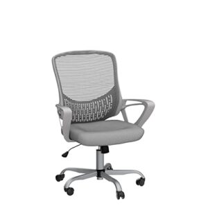 office chair ergonomic computer chair mesh back desk chair mid back task chair with armrests/height adjustable for home office gaming