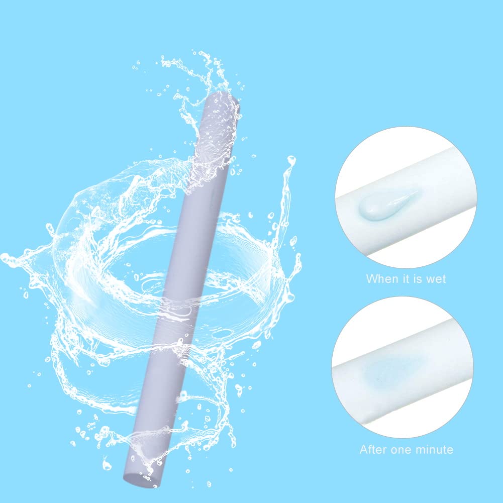 EBIEFLY 4X Diatomite Drying Stick Moisture Absorbing Stick Cleaning Water Absorption Rod Diatomaceous Earth Desiccant Home Kitchen, Clothing/Lab Supplies, White