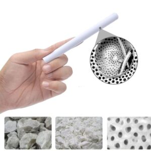 EBIEFLY 4X Diatomite Drying Stick Moisture Absorbing Stick Cleaning Water Absorption Rod Diatomaceous Earth Desiccant Home Kitchen, Clothing/Lab Supplies, White