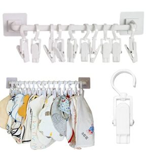 10 pcs super strong plastic swivel hanging hooks home swivel laundry clips curtain clips clothes pins beach towel clips,1 pcs self adhesive towel bar no drill hand towel hanger