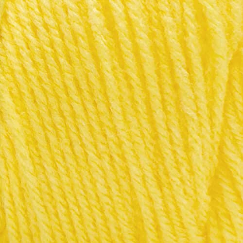 Red Heart Super Saver Bright Yellow Yarn - 3 Pack of 198g/7oz - Acrylic - 4 Medium (Worsted) - 364 Yards - Knitting/Crochet