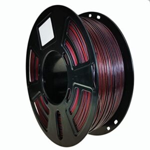 Stronghero3D PLA 3D Printer Filament 1.75mm,Galaxy Red,Black,Silk Purple,Net Weight 1kg Accuracy +/-0.05mm