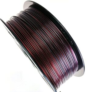 Stronghero3D PLA 3D Printer Filament 1.75mm,Galaxy Red,Black,Silk Purple,Net Weight 1kg Accuracy +/-0.05mm