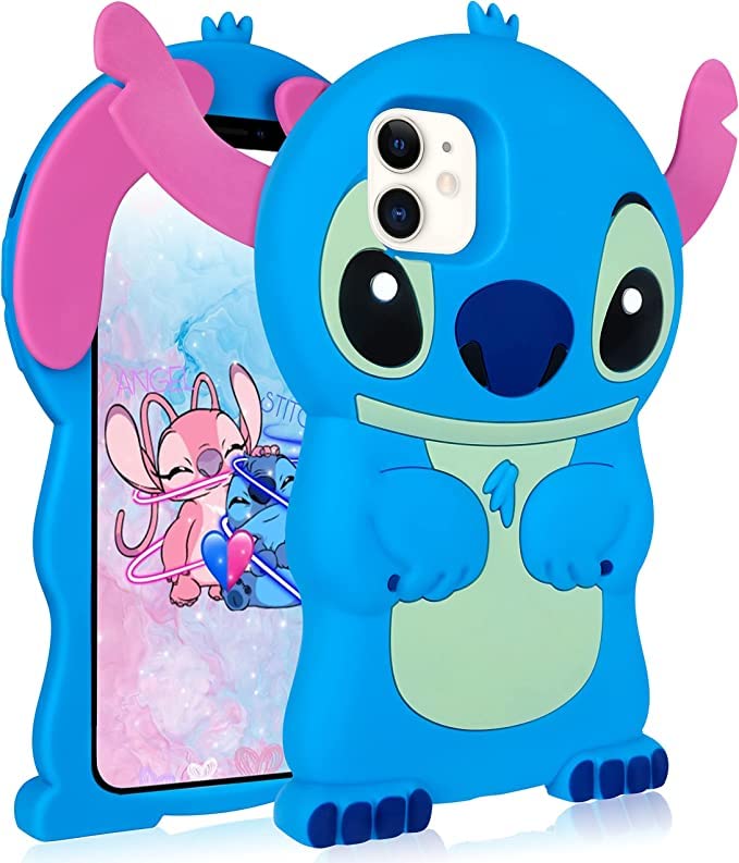 Besoar Case Designed for iPhone 12 Mini Cute Cartoon Fun Funny Kawaii 3D Animal Character Cases Unique Silicone Cover for Girls Boys Kids Teens for iPhone 12 Mini 5.4 inch