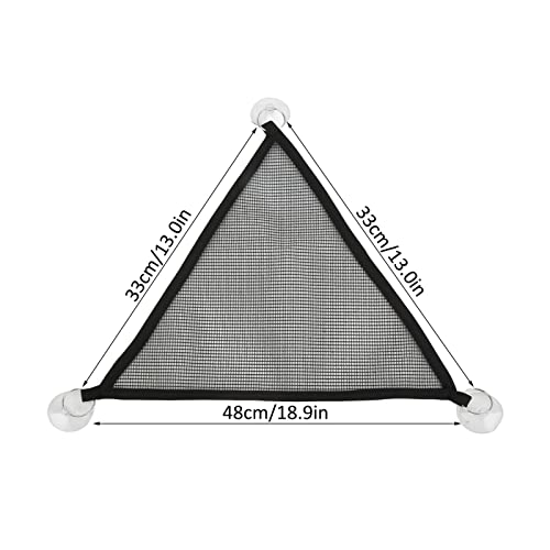 GLOGLOW Triangular Bearded Dragon Hammock, Mesh Lizards Hammock Foldable Comfortable Strong Bearing Capacity for Hamsters M