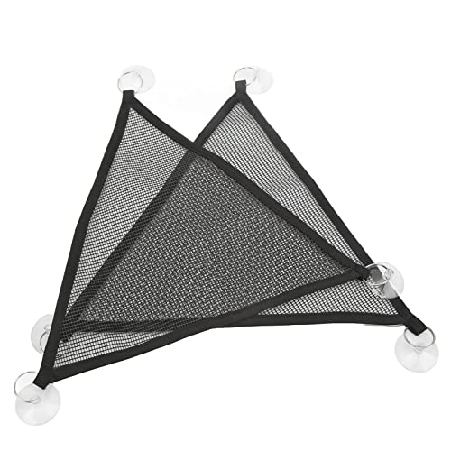 GLOGLOW Triangular Bearded Dragon Hammock, Mesh Lizards Hammock Foldable Comfortable Strong Bearing Capacity for Hamsters M