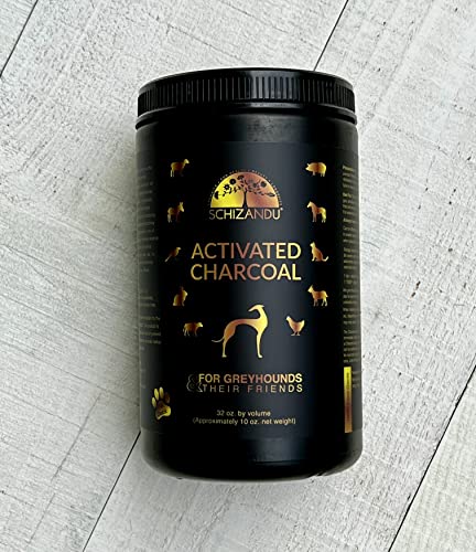 Activated Charcoal Powder for Dogs and All Pets, Livestock. Organic. for Digestive Upset, Poisonings, Detox, Dental Health, Kidney Relief, General Well-Being, Longevity, 10 oz / 1qt